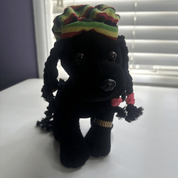 GANZ | Toys | Webkinz Rockerz Dog Black Lab Plush Dreadlocks Island ...